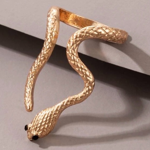 Jewelry | Gold Snake Wrap Ring | Poshmark